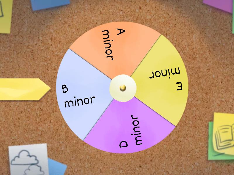 Minor Scale Practice - Spin the wheel