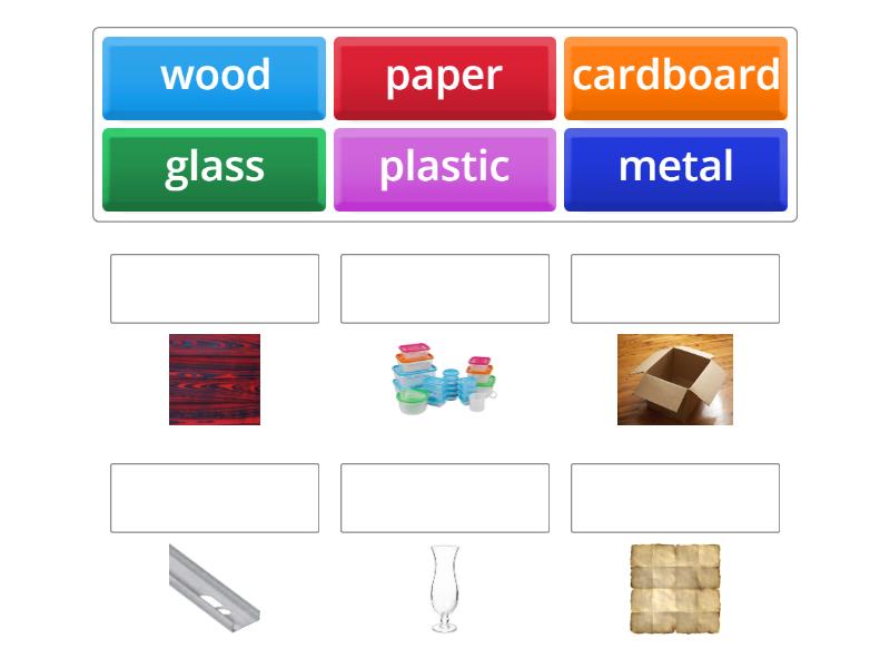 MATERIALS - Match up
