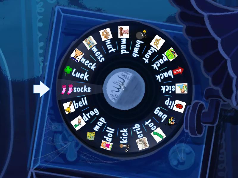 Mixed Short Vowels - Spin the wheel