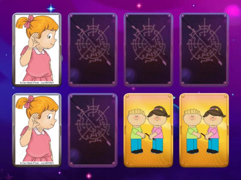 CLASSROOM RULES - Matching pairs