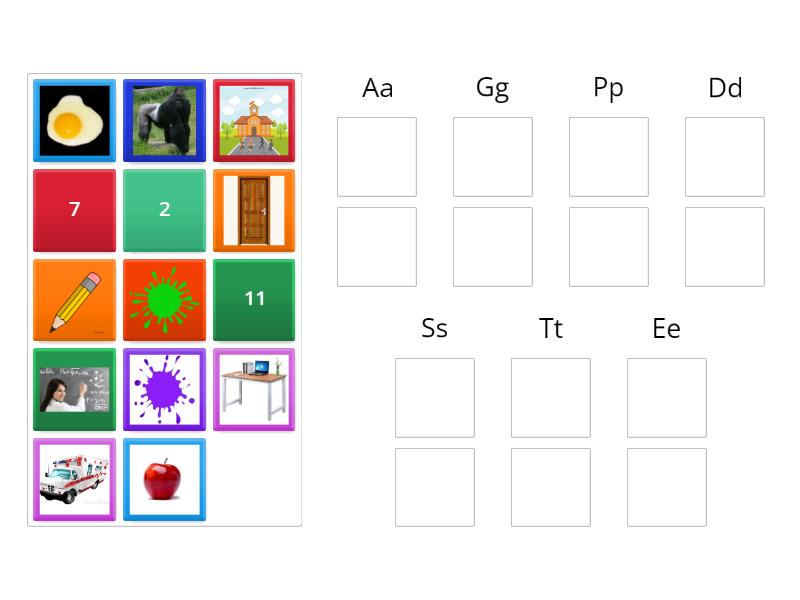 Click 1 - Unit 2 Letters - Group sort