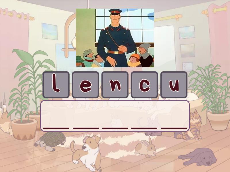 Spell family member names - Anagram