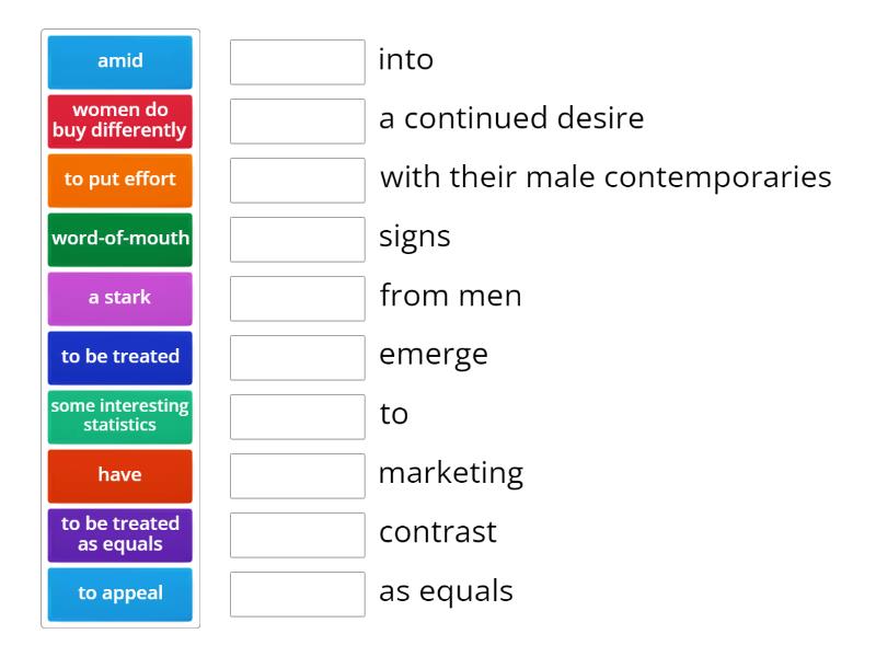 Market Leader U4 reading - Match up