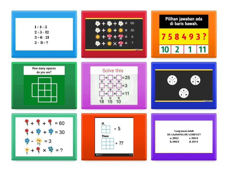 NUMERASI GAMES - Flip tiles