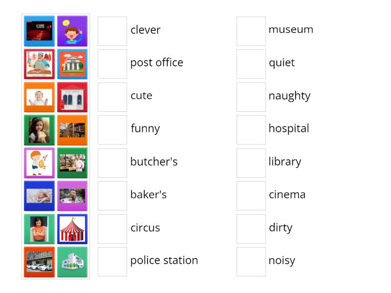 Welcome 2 unit 10 - Match up