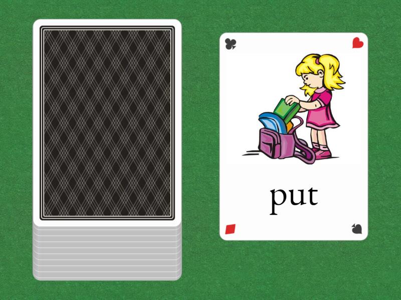 100 irregular verbs - Random cards