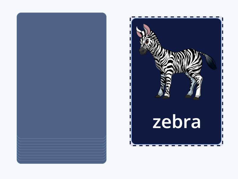 Zoo animals - Speaking cards