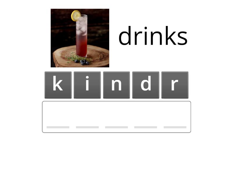 simple present - Anagram