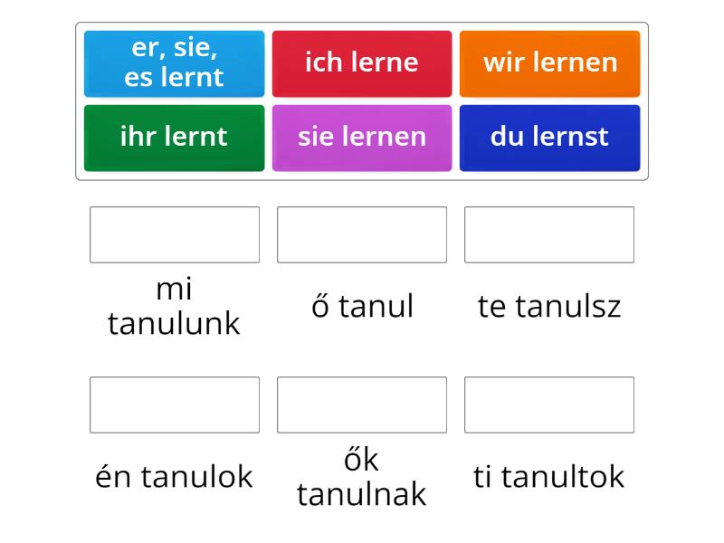 Ragozás - lernen - Match up