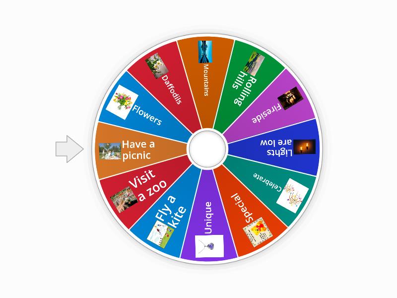 Grade 3 & 4 Children's Day - Spin the wheel