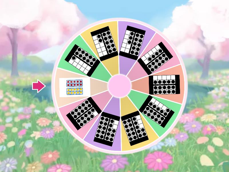 10-20 ten frame spinner - voice - Spin the wheel