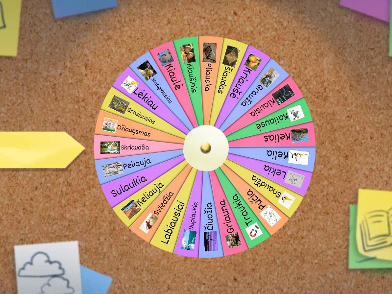 Žodžiai, kurie tariami vienaip, o rašomi kitaip - Koło fortuny