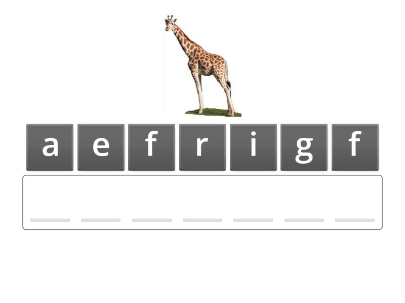 Wild animals - Anagram