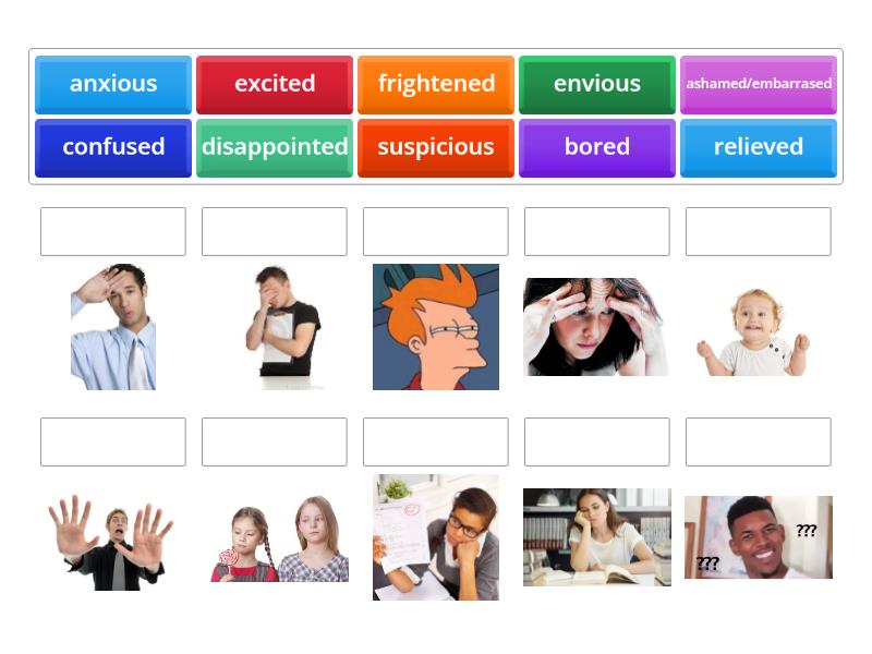 Solutions Emotions A2 - Match up