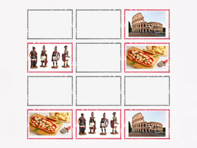 Memory Roma - Matching pairs