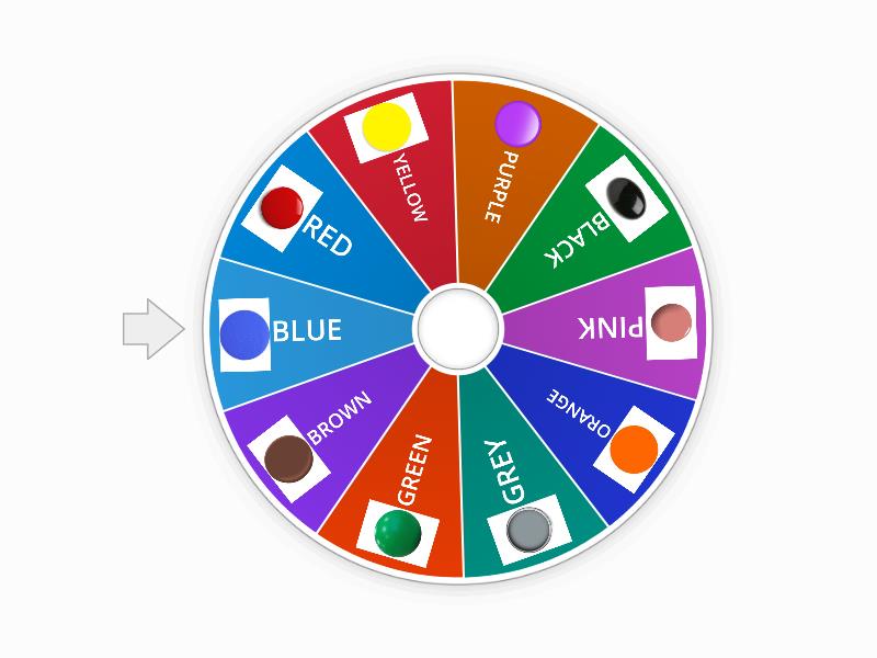 colors - Spin the wheel