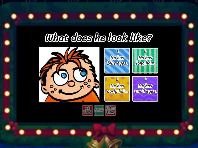 What does he/she look like? - 問答遊戲