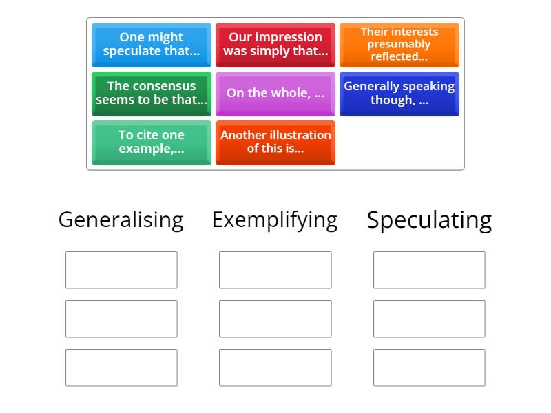 SpeakOut C1.2 Unit 4C - Group sort