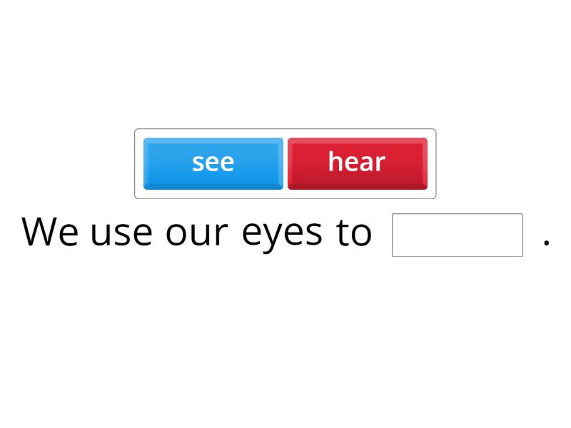 Our Body Parts - Missing word