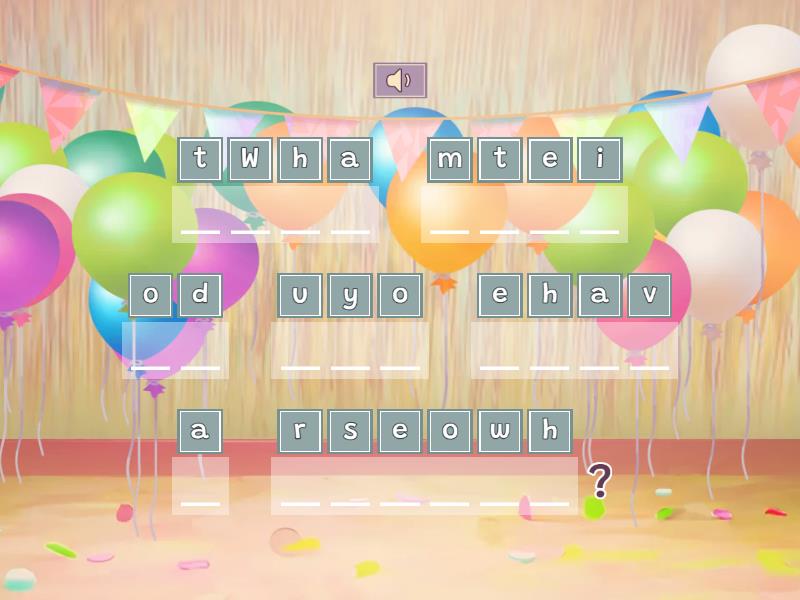 2B Ch6 Key Structures - Anagram