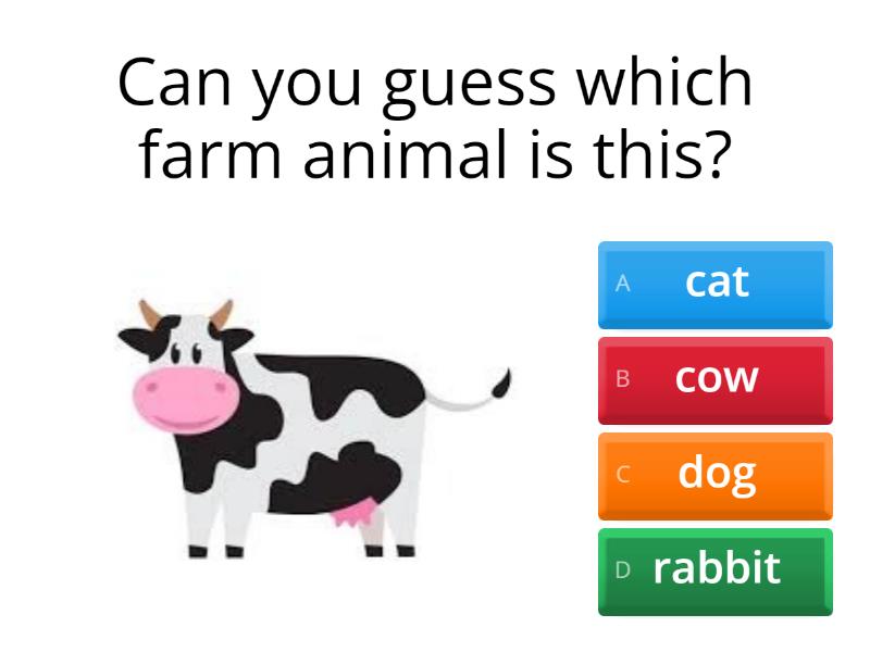 Recap of Farm Animals - Quiz