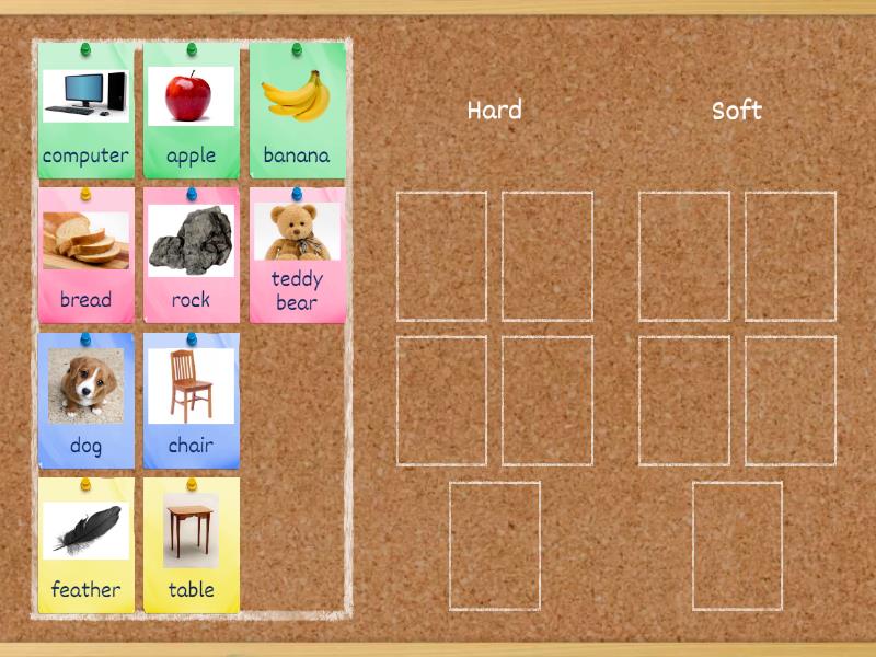 Hard or Soft Objects - Group sort