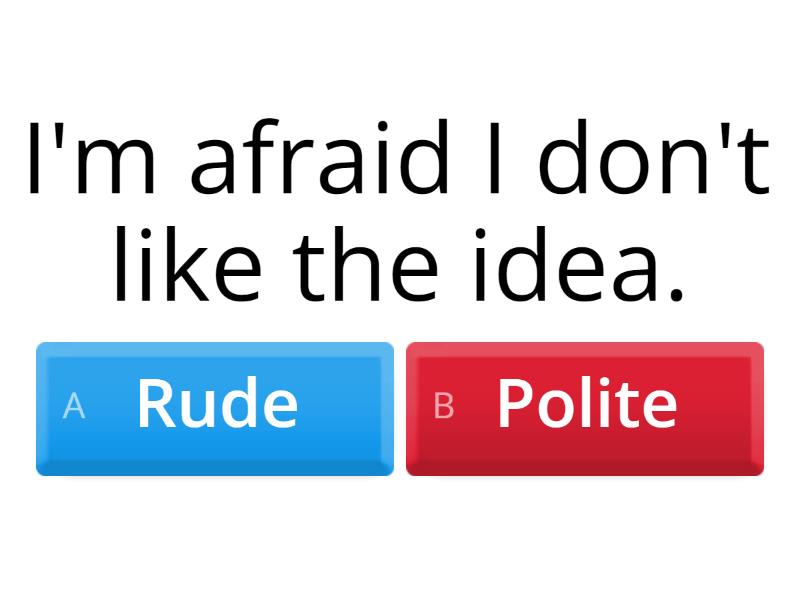 Rejecting ideas - Quiz