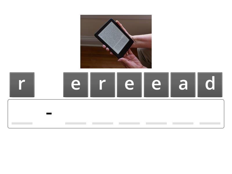 Prepare 6 unit 12 - Anagram