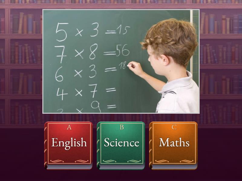 School subjects - Quiz