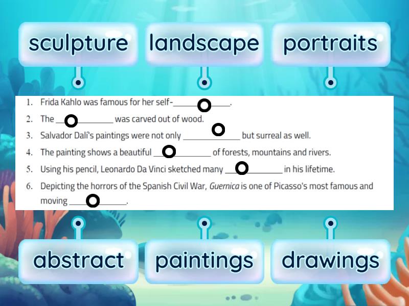 Unit 8C. Art - Labelled diagram
