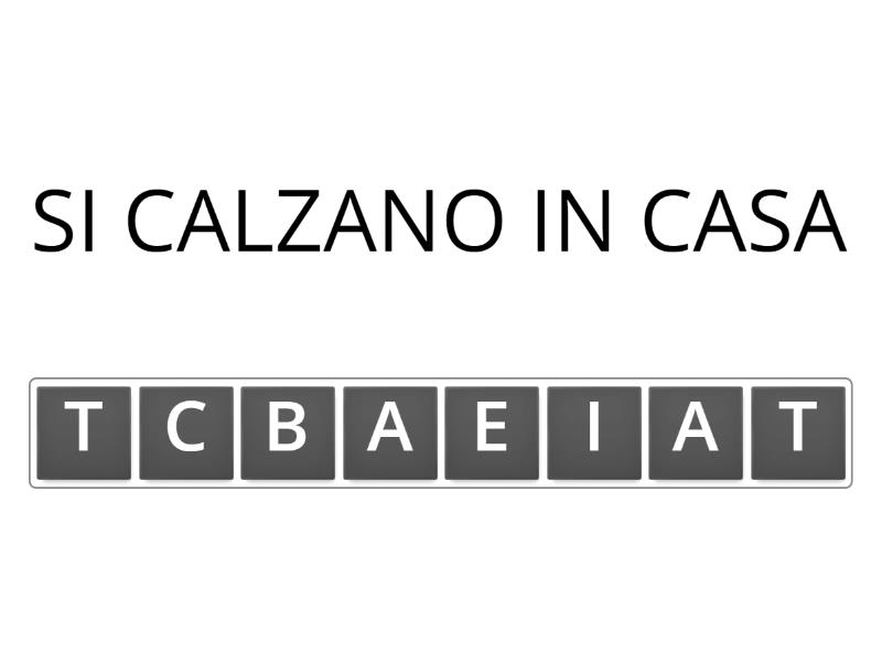 INDOVINELLI CIA-CIO-CIU - Anagram