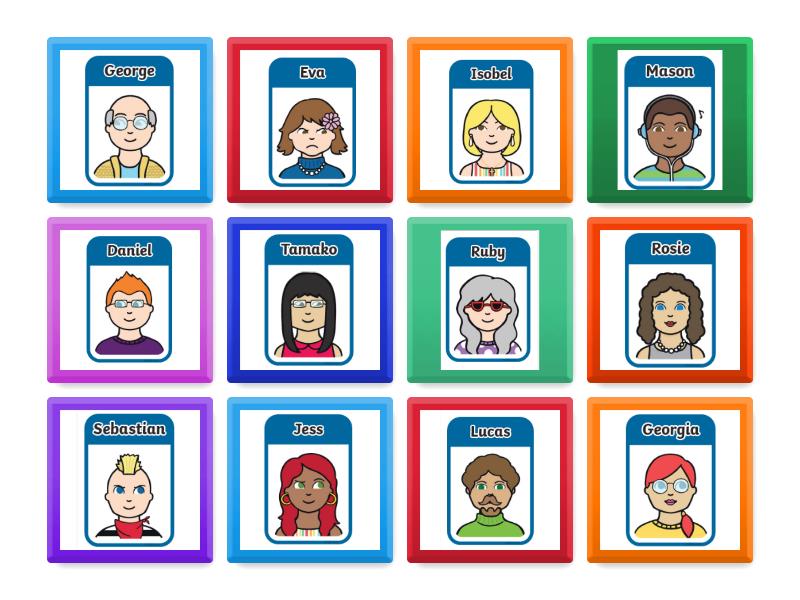 GUESS WHO - Flip tiles