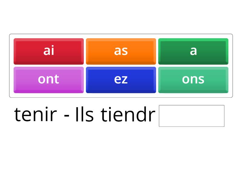 Tenir / Venir Futur - Complete the sentence