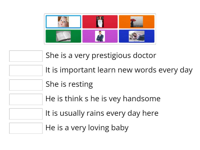 3 simple Present - Match up