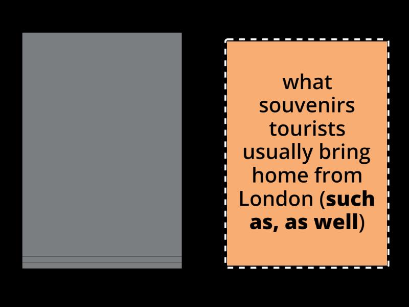 Speaking 3 - London - Speaking cards