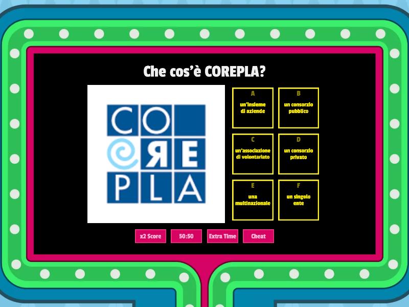 LA PLASTICA (COREPLA) - Gameshow quiz