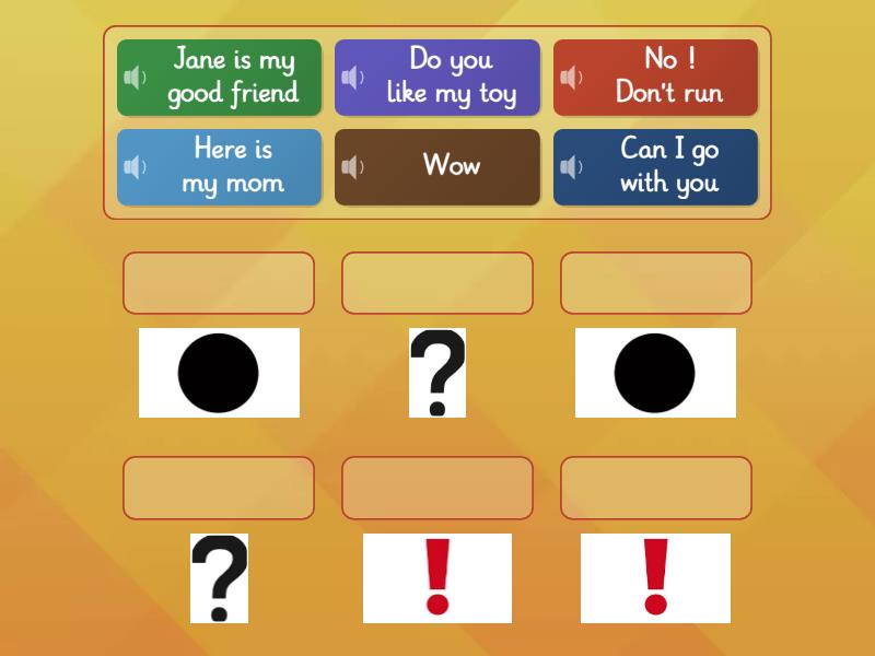 Punctuation Marks - Match up