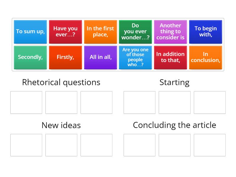 Article B1 - Group sort