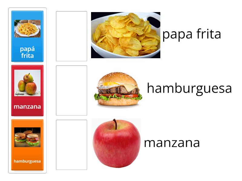 Alimentos saludables - Match up