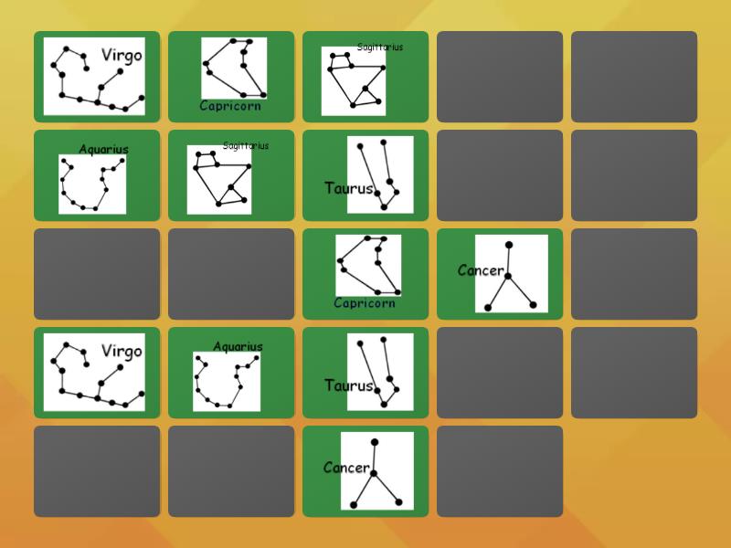 Matching Constellation - Matching pairs