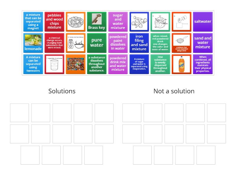 Solutions sort - Group sort