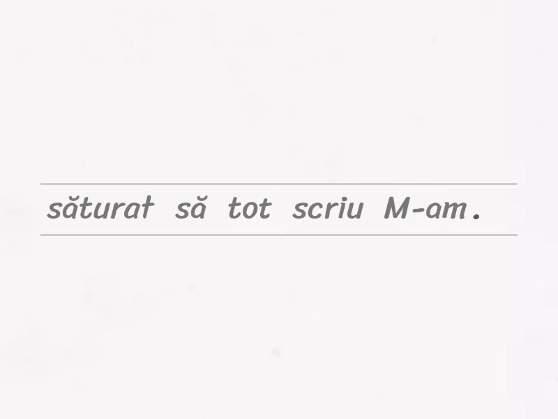 Modul conjunctiv - Reordenar