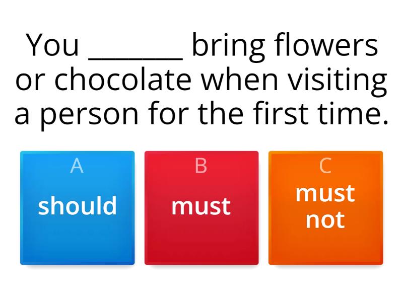 SEP 8 Unit 4 Class 2 Modals Wrap-up - Quiz