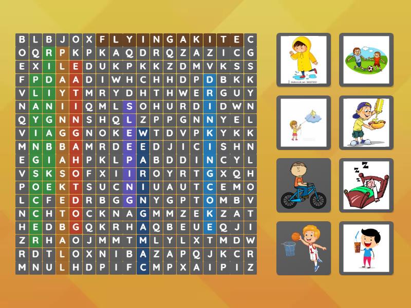 Spotlight 3 Module 7 Unit 14a - Wordsearch