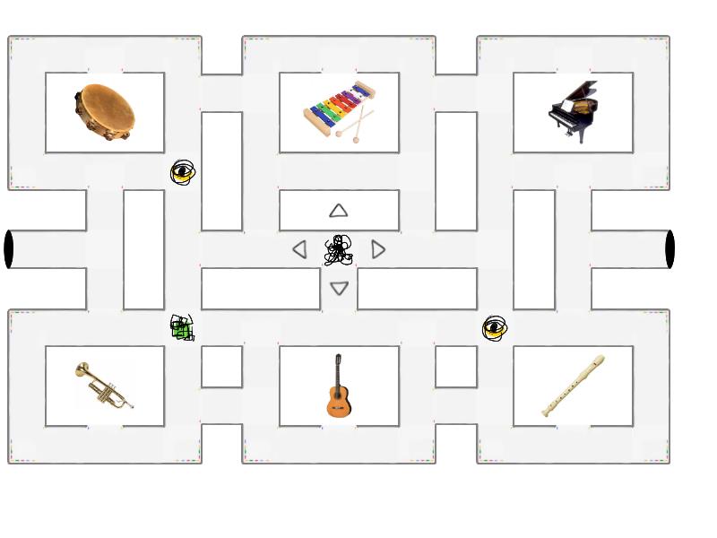 Musical instruments - Maze chase