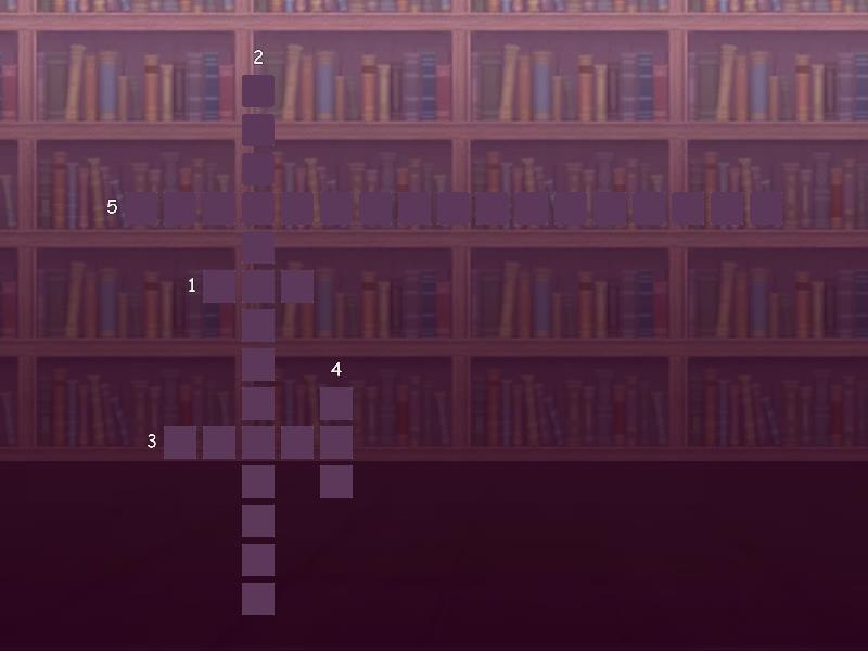 present simple and present continuous - Crossword