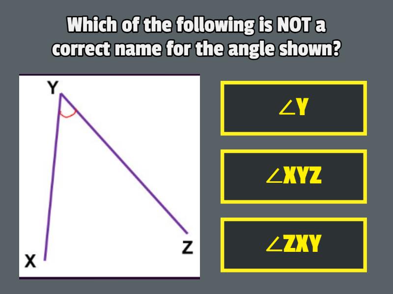 Math 4: Angles (z) - Quiz