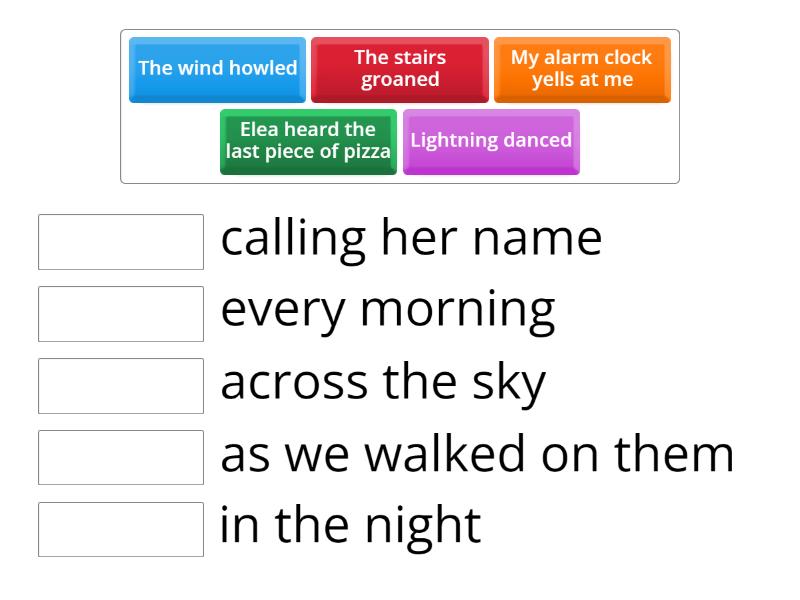 2024 Personification - Match up