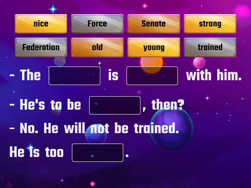 CLOUDED FUTURE - Missing word