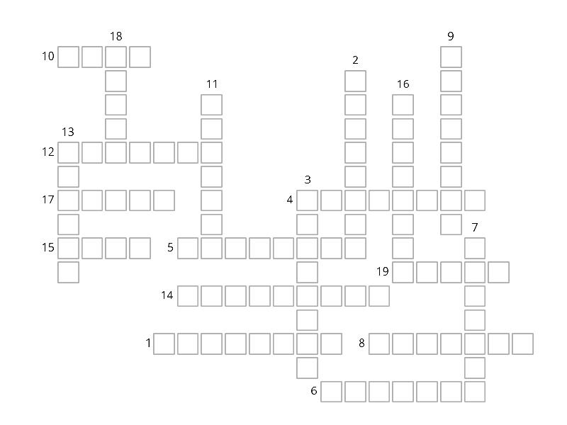 Ohad's spelling words - Crossword